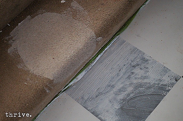 How NOT to paint a vinyl floor–Epic FAIL - Thrive